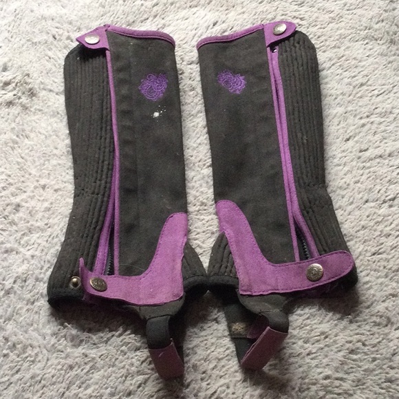 Ovation | Shoes | Ovation Size B Medium Kids English Purple Horseshoe ...